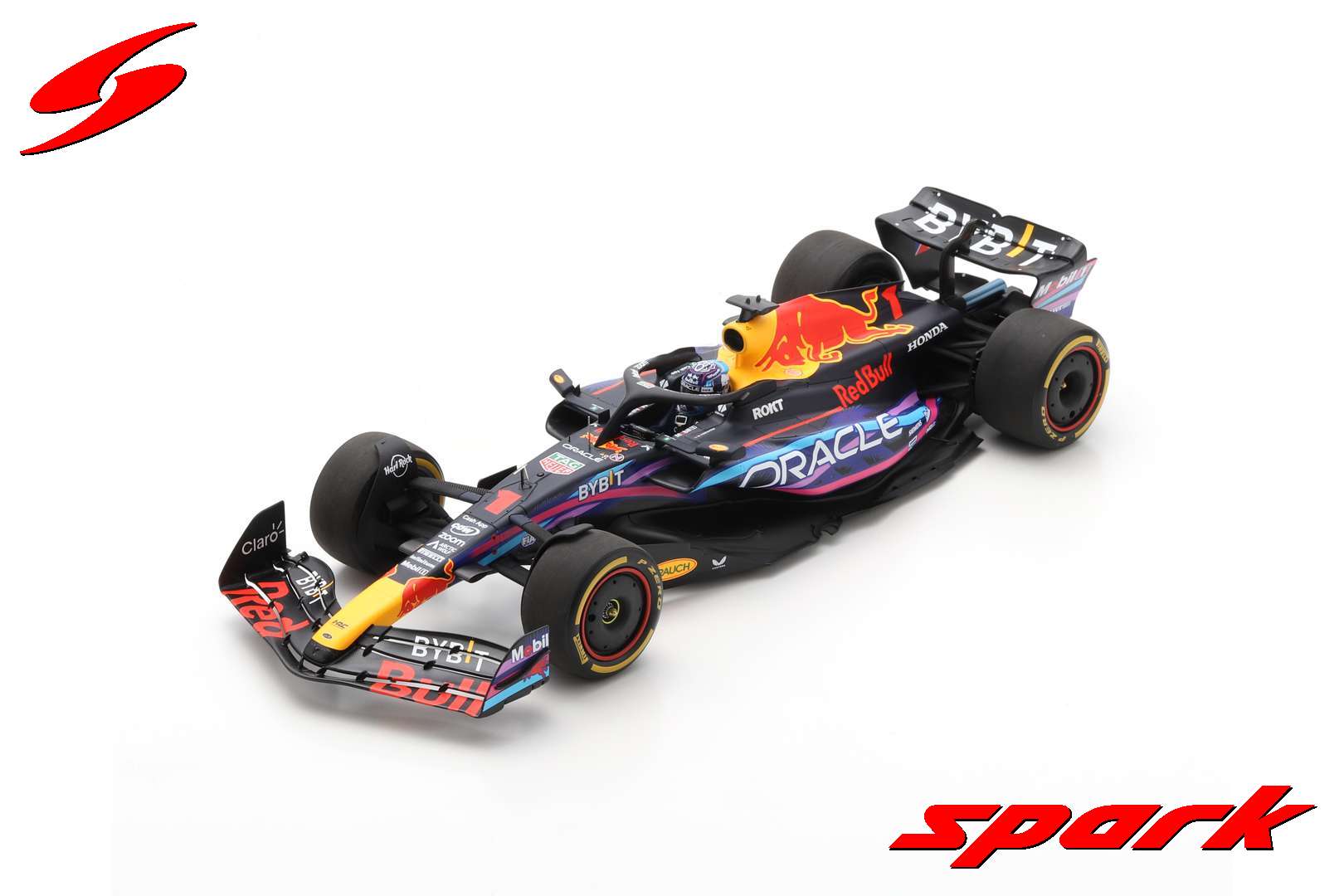 [Pre-Order] Red Bull F1 RB19 #1 Max Verstappen Winner US Miami GP 2023 – Stone Model