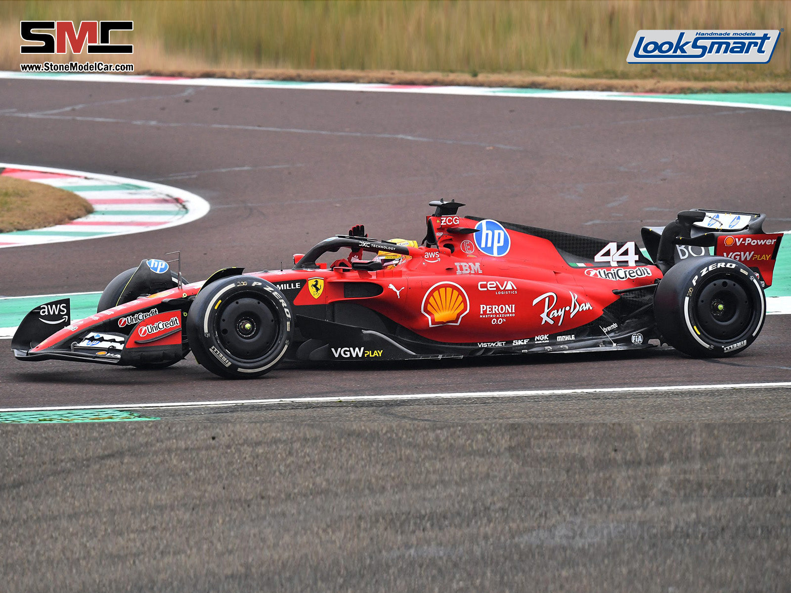 [Pre-Order] Ferrari F1 SF-23 #44 Lewis Hamilton Fiorano Test 2025 Look ...