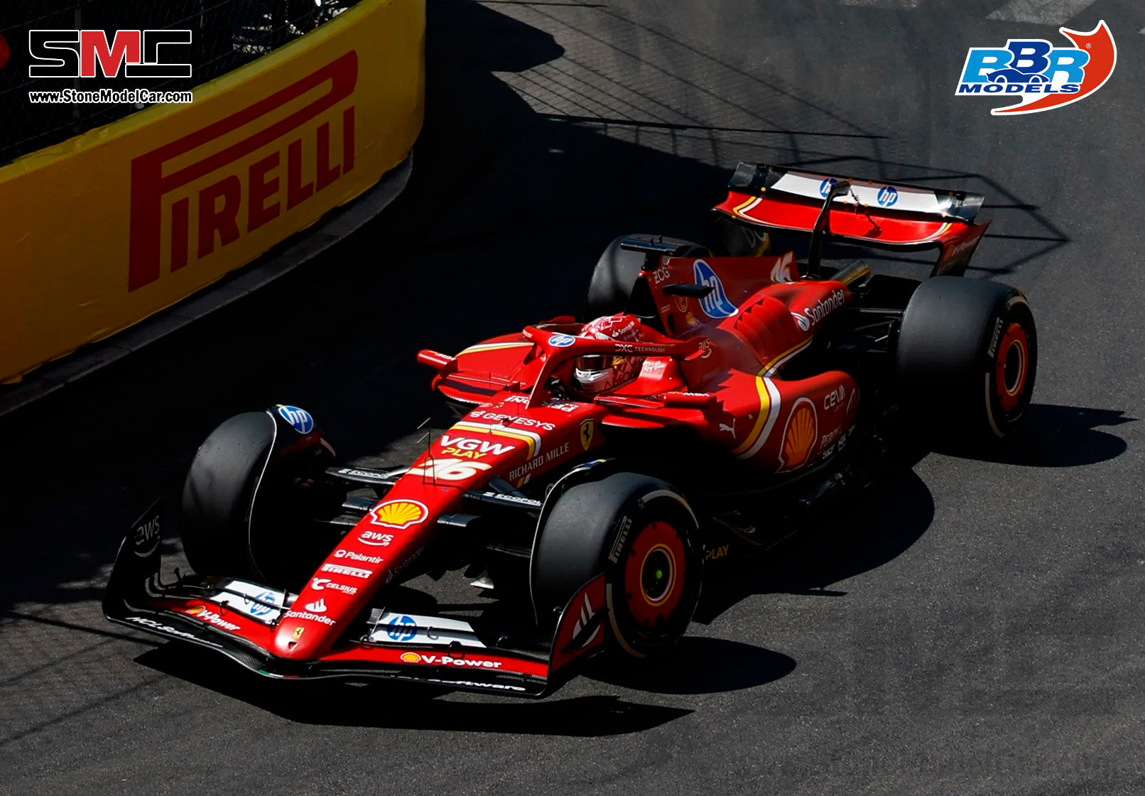[Pre-Order] Ferrari F1 SF-24 #16 Charles Leclerc Winner Monaco GP 2024 ...