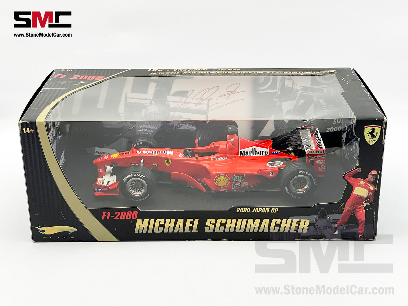 [Pre-Owned] Ferrari F1-2000 #3 Michael Schumacher Japan GP 2000 3x Tim ...