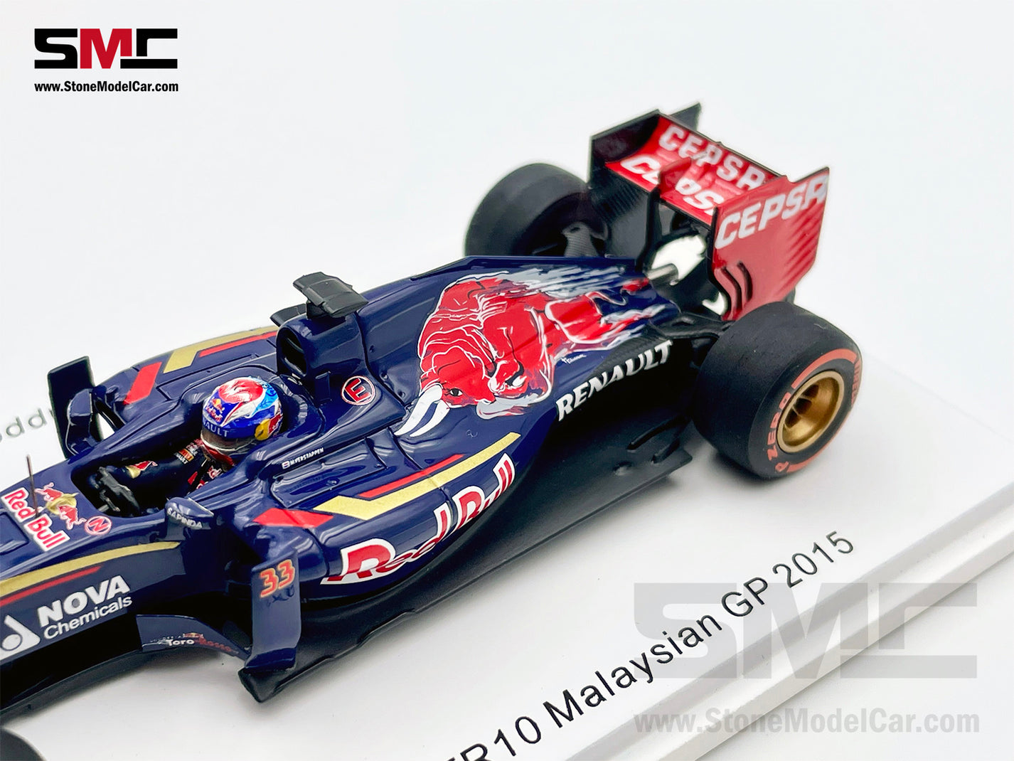 1:43 Spark Toro Rosso STR10 #33 Max Verstappen Malaysia 2015 F1 Younge ...