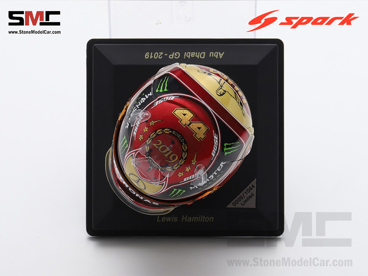 [Pre-Order] Mercedes F1 W10 #44 Lewis Hamilton Abu Dhabi GP 2019 6x Ti ...