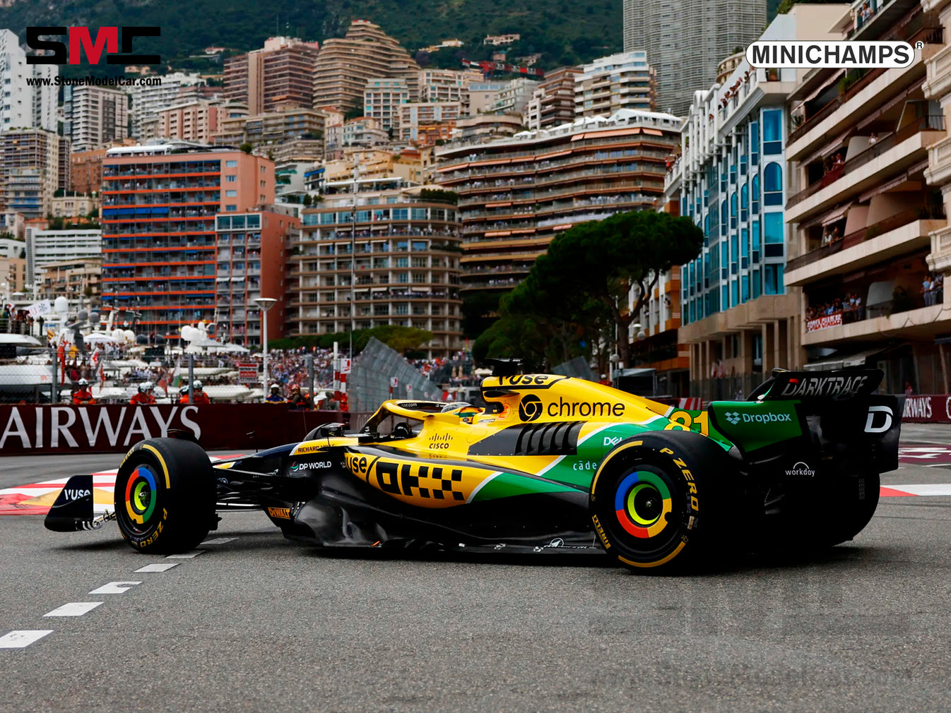 [Pre-Order] McLaren F1 MCL38 #81 Oscar Piastri 2nd Monaco GP 2024 Spec ...