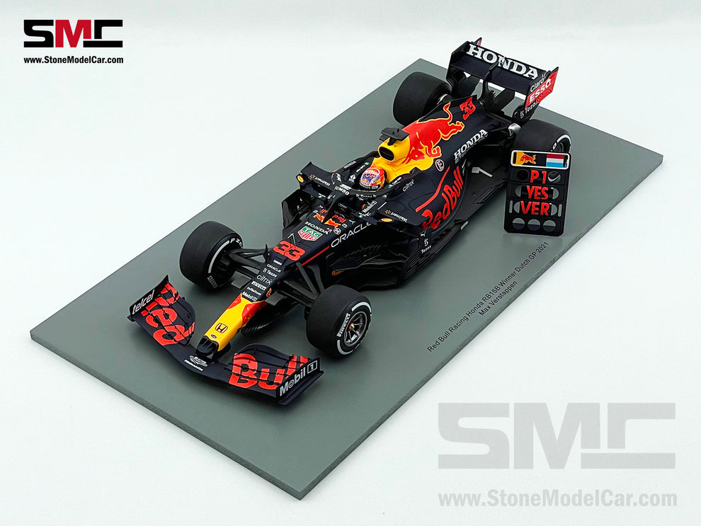 2021 Spark 1:18 Red Bull F1 RB16B #33 Max Verstappen Dutch GP World Ch ...