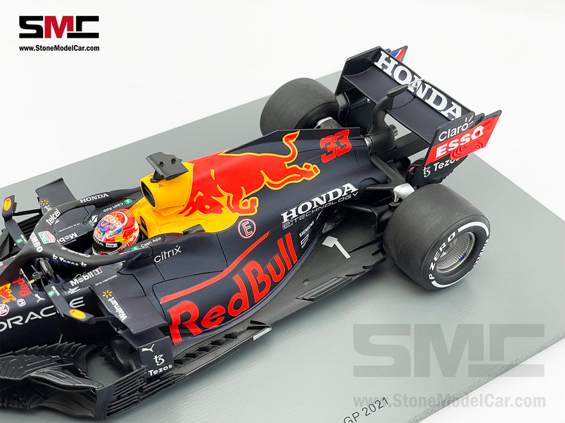 2021 Spark 1:18 Red Bull F1 RB16B #33 Max Verstappen Dutch GP World Ch ...