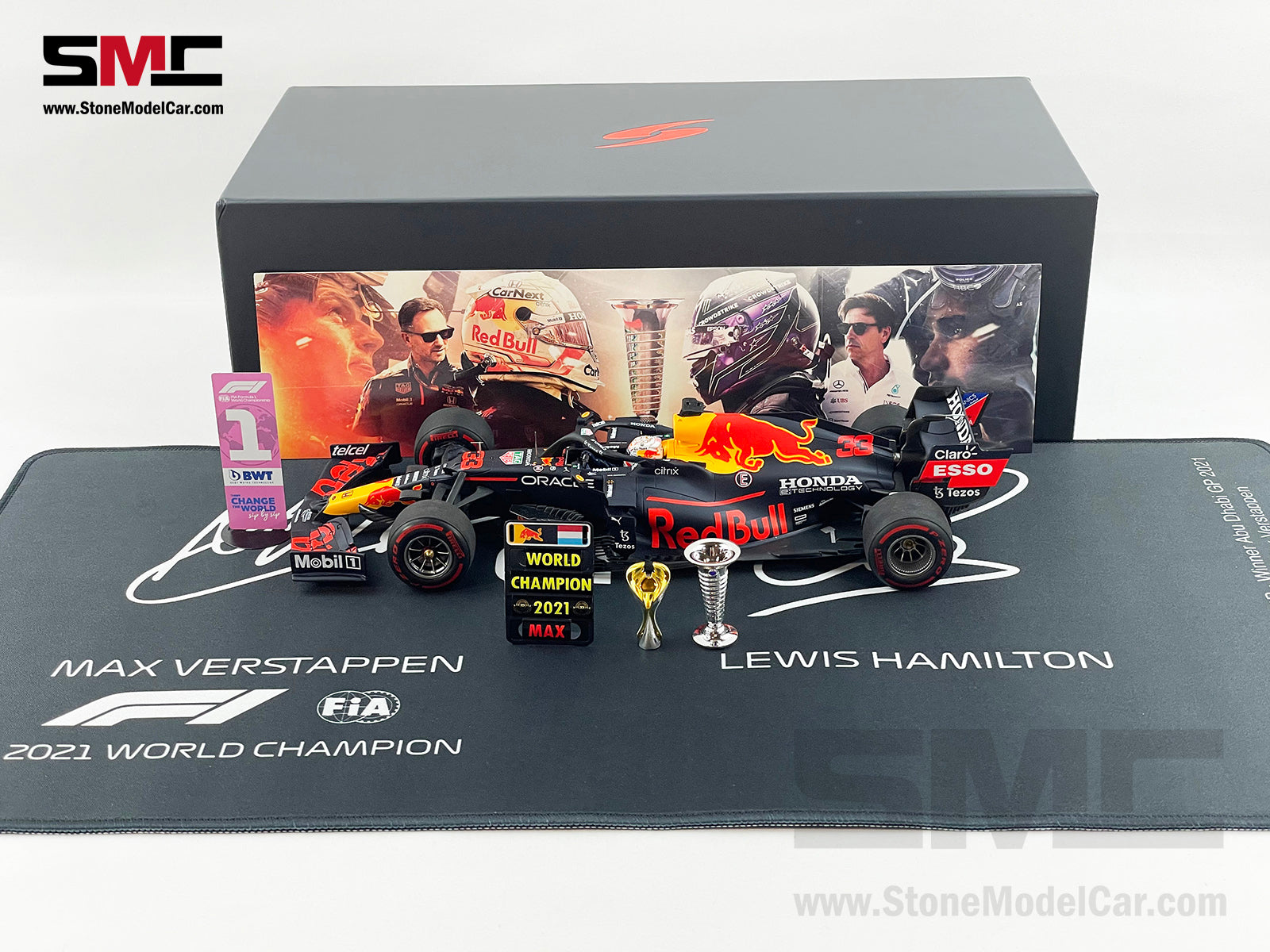 2021 F1 World Champion #33 Max Verstappen Red Bull RB16B Abu Dhabi GP ...
