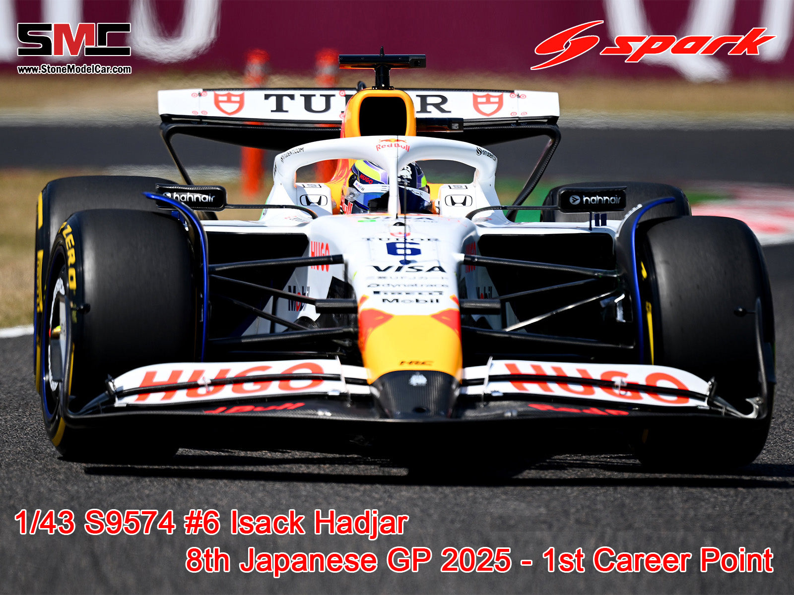 [Pre-Order] Visa Cash App RB F1 VCARB 02 #6 Isack Hadjar Japanese GP 8 – Stone Model