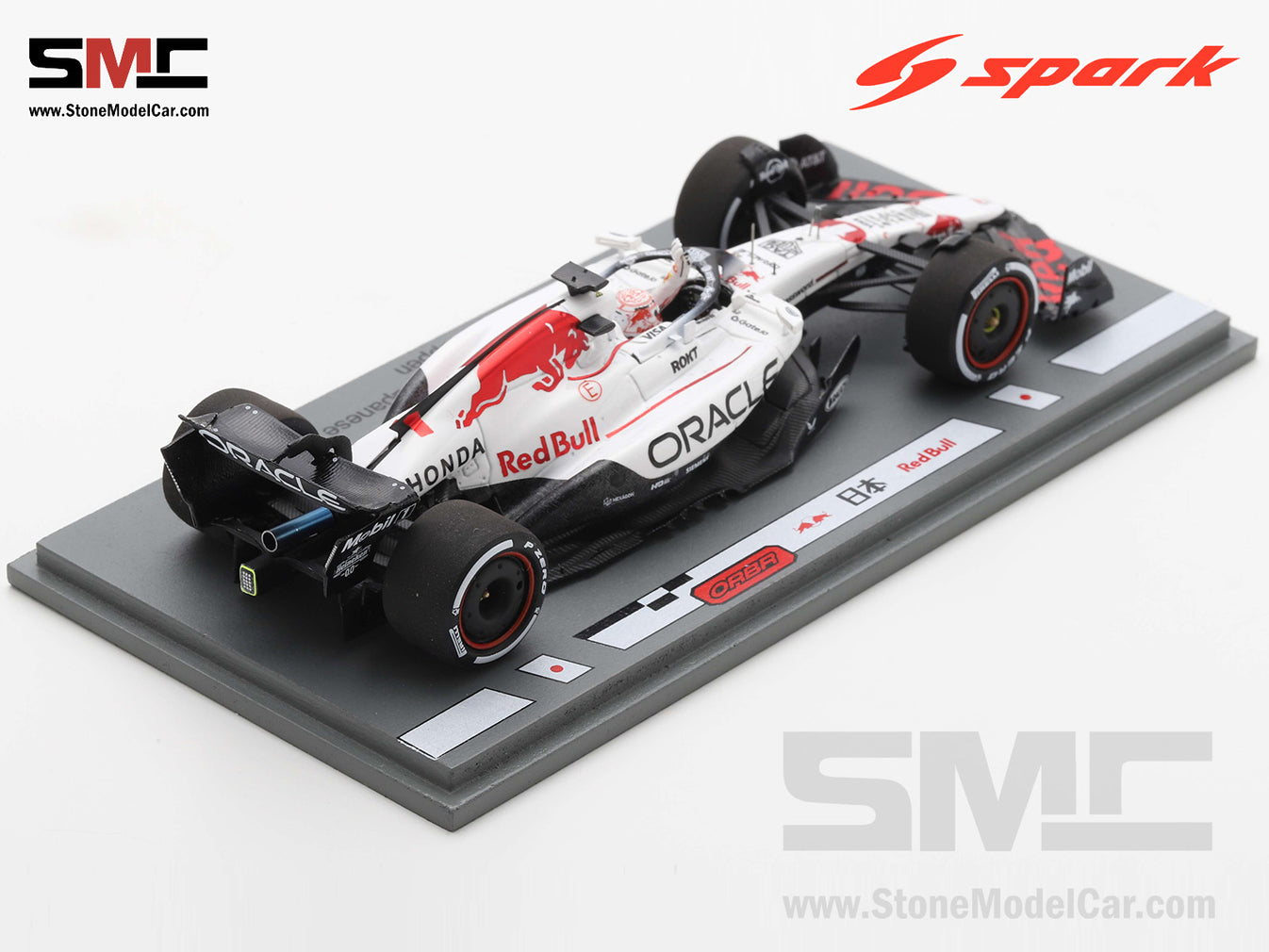 [Pre-Order] Red Bull F1 RB21 #1 Max Verstappen Japanese GP Winner 2025 – Stone Model