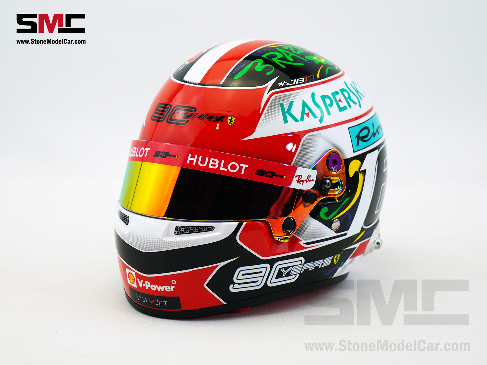 Ferrari F1 SF90 #16 Charles Leclerc USA Austin, Brail GP 2019 BELL 1:2 ...