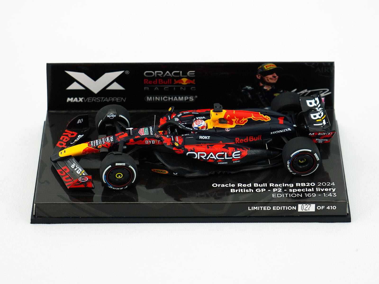 Red Bull F1 RB20 #1 Max Verstappen British GP Special Livery 2024 Worl ...