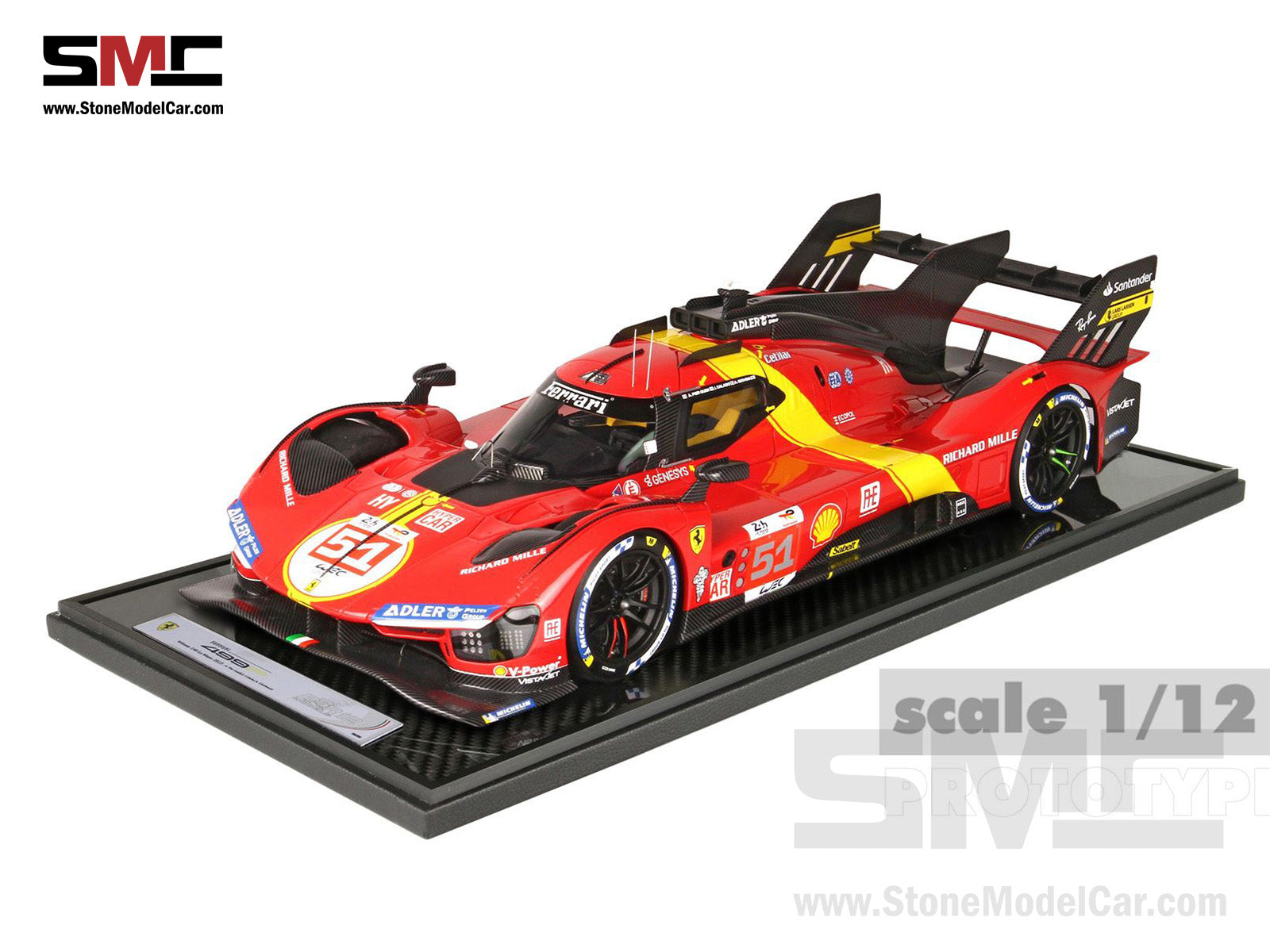 [Pre-Order] Ferrari 499P #51 AF CORSE Winner 24H Le Mans 2023 BBR 1:12 ...