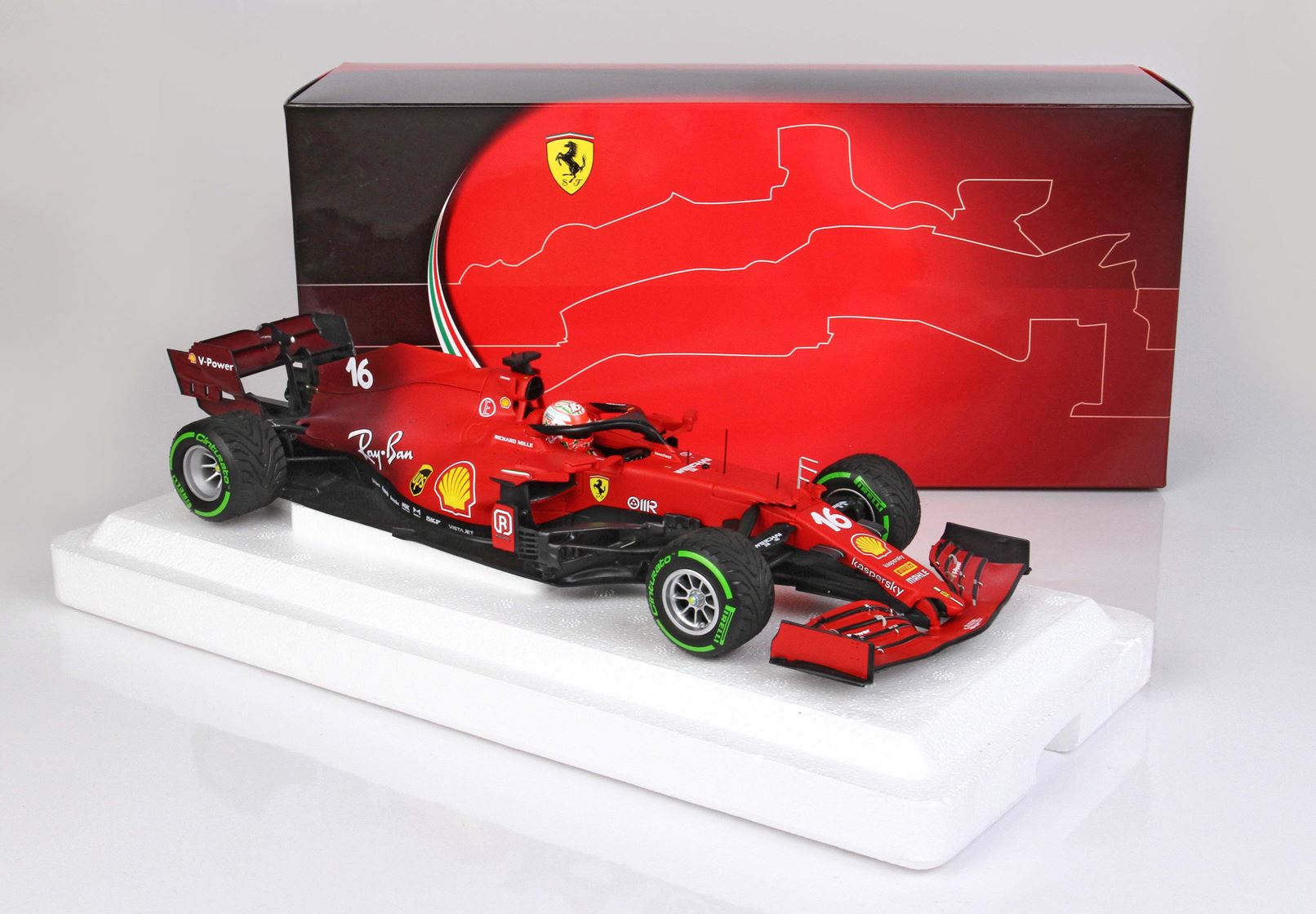 Ferrari F1 SF21 #16 Charles Leclerc Emilia Romagna GP 2021 1:18 BBR ...