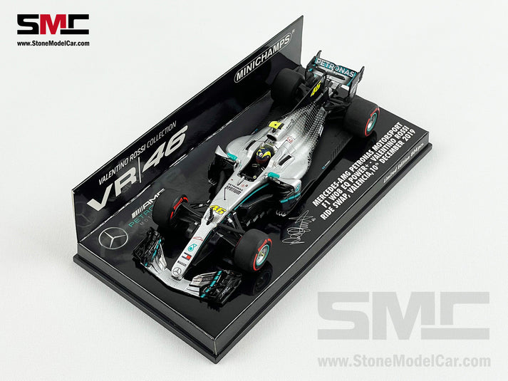 Mercedes F1 2017 W08 #46 Valentino Rossi 2019 Ride Swap Hamilton 1:43 ...