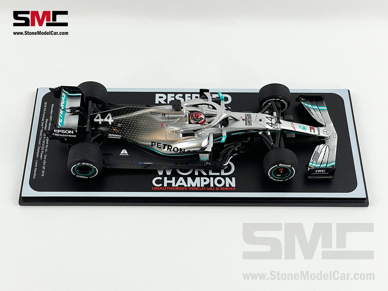 2019 6x World Champion Mercedes F1 W10 #44 Lewis Hamilton US GP 2nd 1 ...